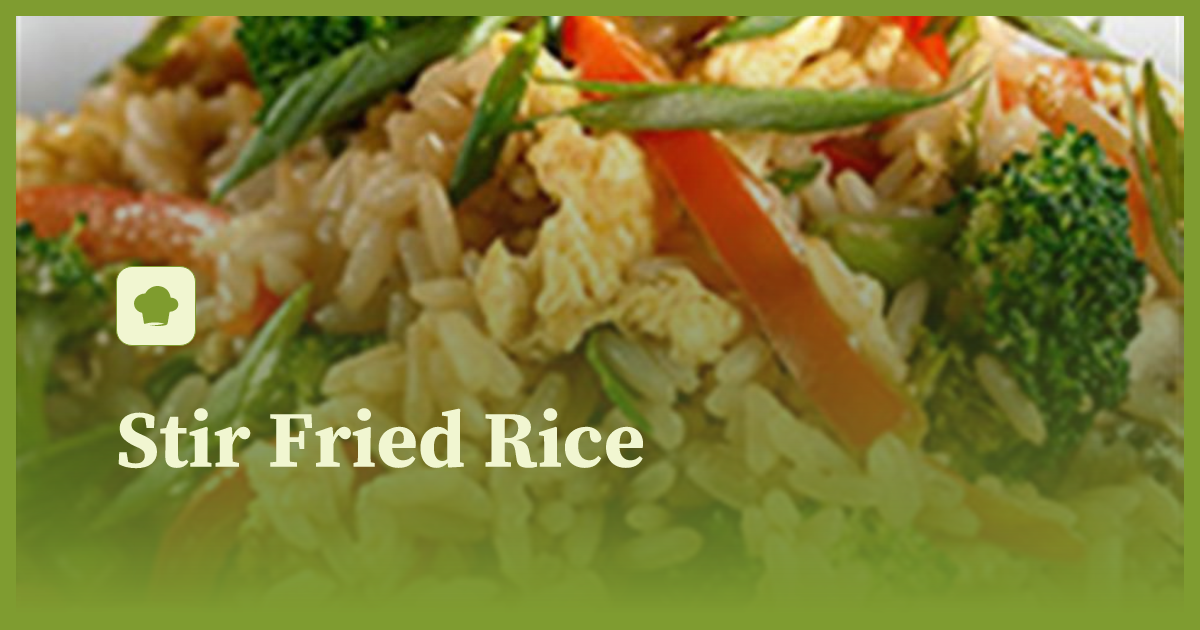 Stir Fried Rice recipe | littlecook