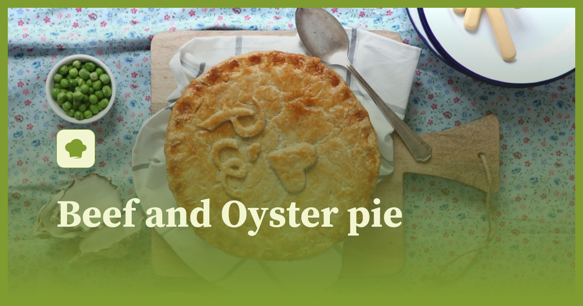 Beef and Oyster pie recipe | littlecook
