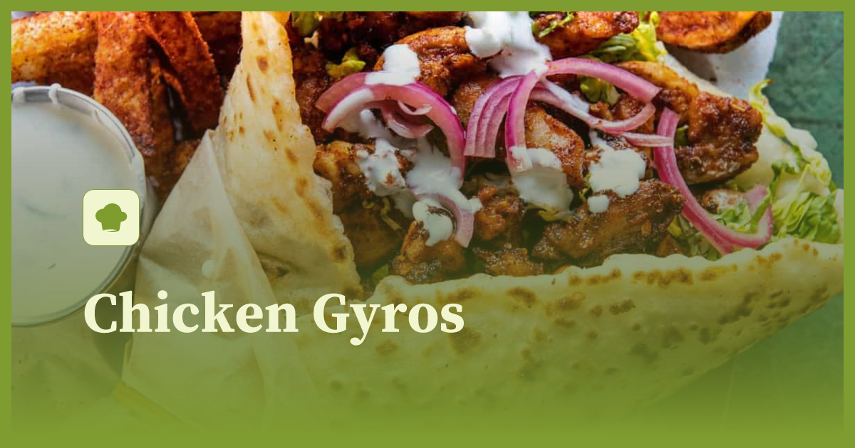 Chicken Gyros recipe | littlecook