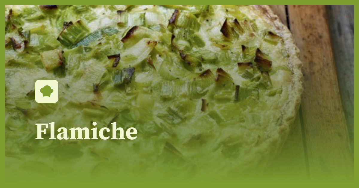 Flamiche recipe | littlecook