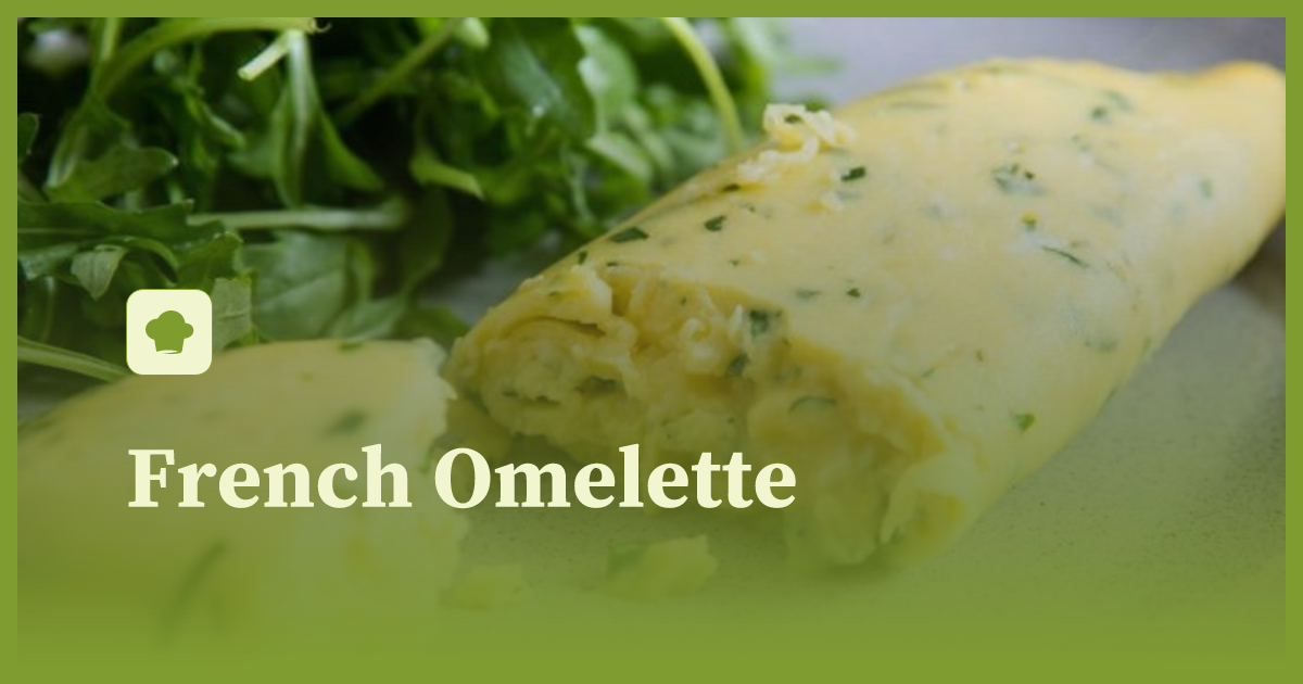 French Omelette recipe | littlecook