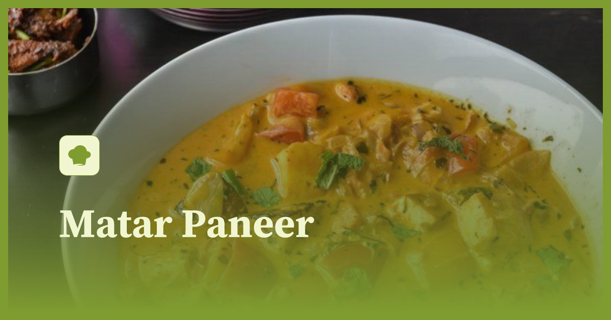 Matar Paneer recipe | littlecook