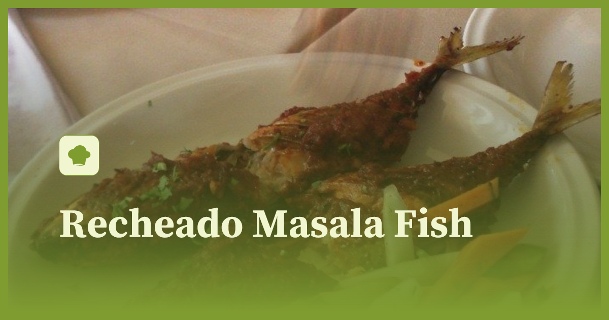 Recheado Masala Fish recipe | littlecook