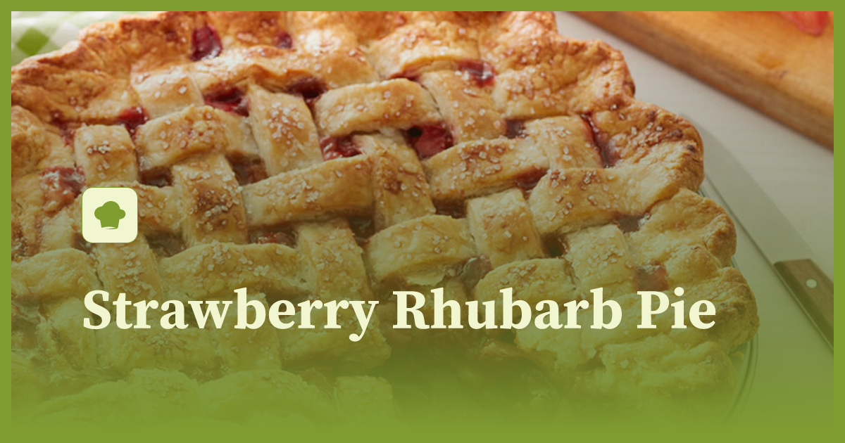 Strawberry Rhubarb Pie recipe | littlecook
